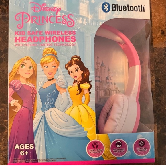 Disney | Headphones | Disney Princess Bluetooth Kidsafe Wireless ...
